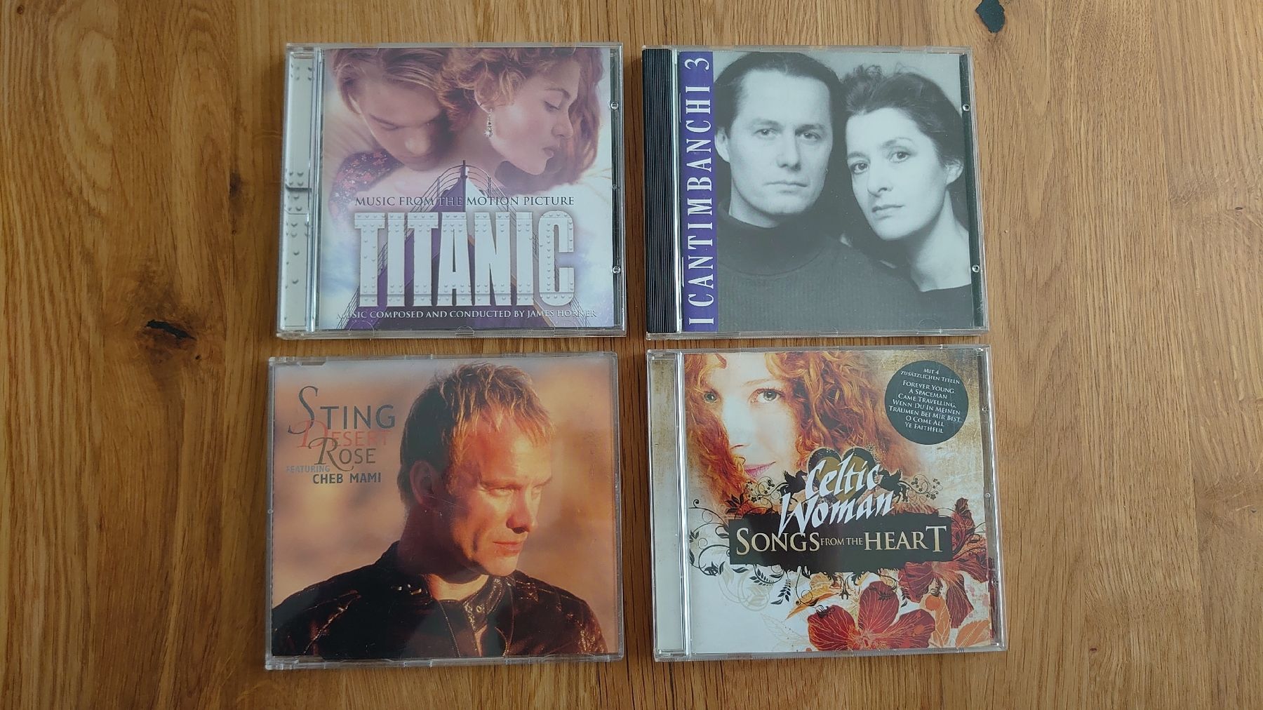 4 CDs: Sting, Celtic Woman, Titanic, I Cantimbanchi (Gebraucht) in Pfäffikon SZ für CHF 3.9 ...