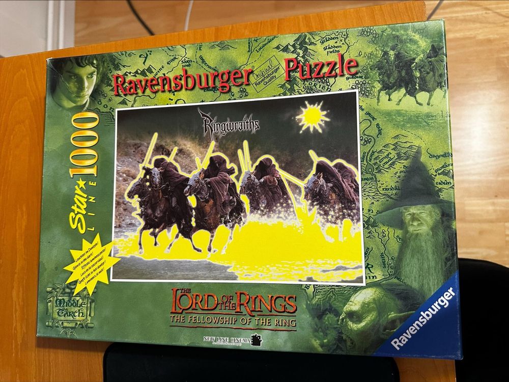 The Lords of the rings 1 Fellowship Puzzle 1000 Star Line | Kaufen auf ...