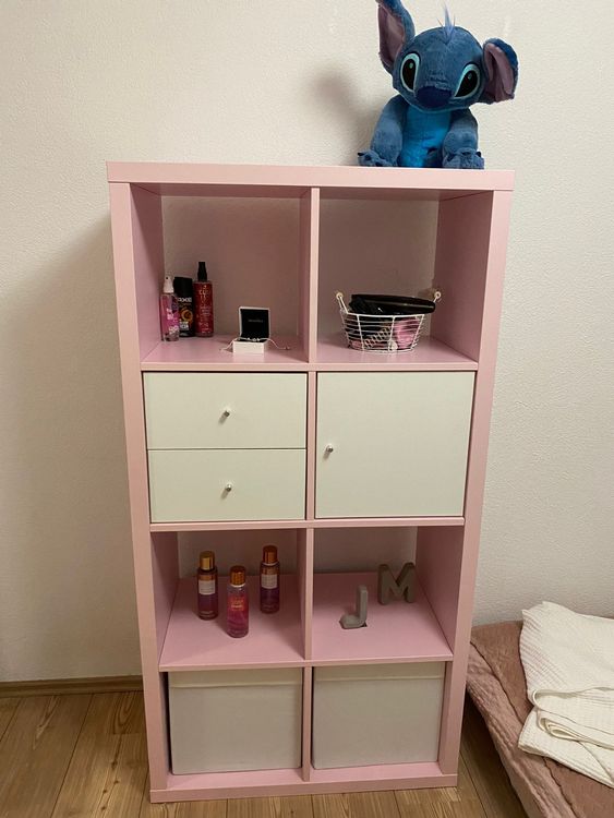 IKEA Kallax Regal pink/weiss | Kaufen auf Ricardo