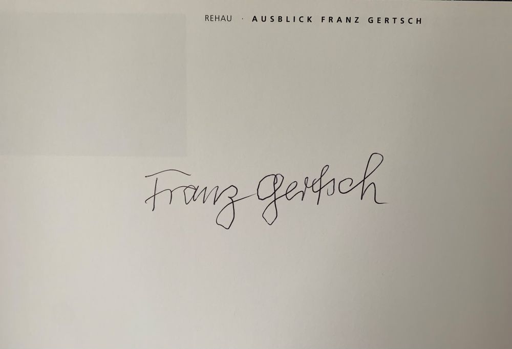 Franz Gertsch, handsigniert (Gebraucht) in Regensdorf für CHF 110 – mit Lieferung auf Ricardo kaufen