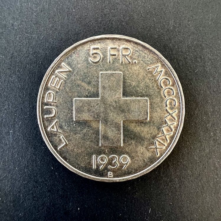 5 Franken 1939 Laupen (Gebraucht) in Sion für CHF 80 – mit Lieferung auf Ricardo kaufen