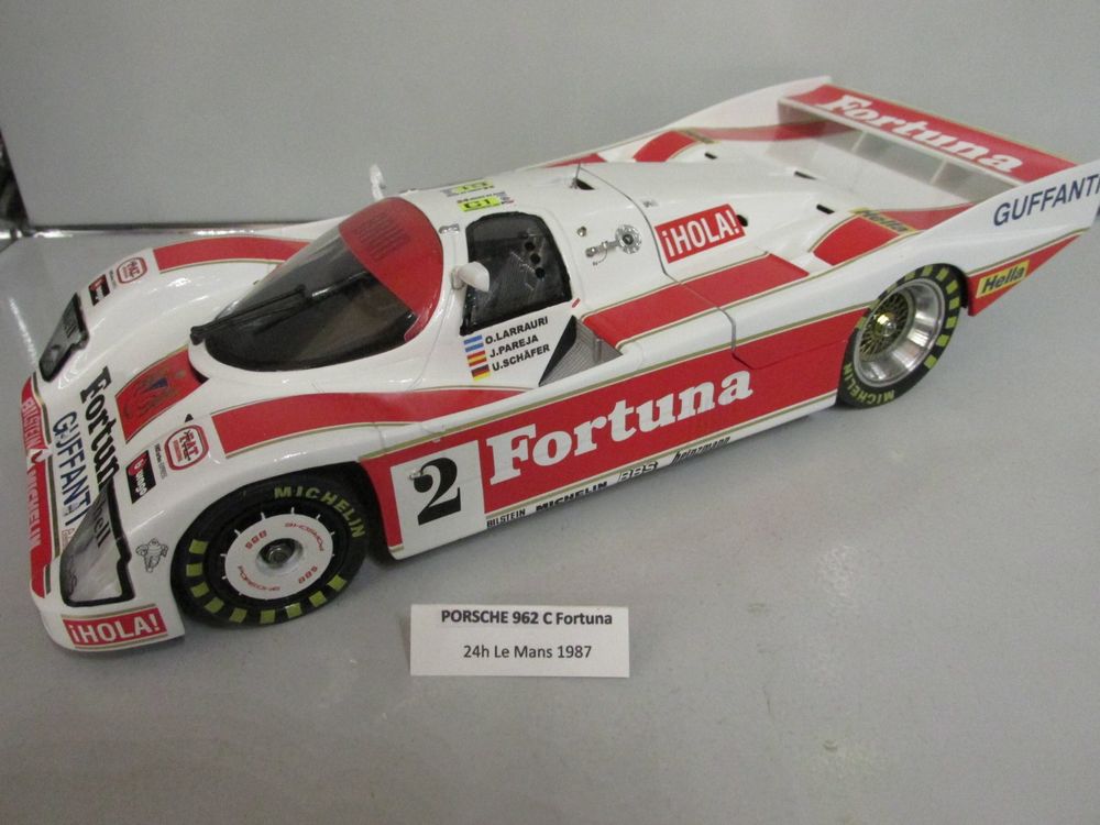 PORSCHE 962L #2 " FORTUNA " 24h Le Mans 1987 1:18 OVP NEU ! (Neu ...