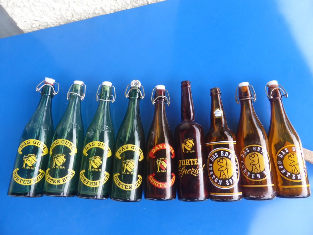 Bier Brauerei Gurten Wabern Bern, 9 Bierflaschen (Gebraucht) in Wittenbach für CHF 45 – mit ...