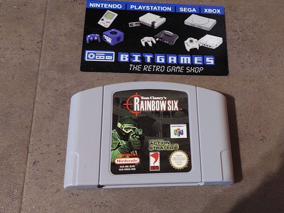 Tom Clancy's Rainbow Six (N64) Nintendo 64 (Gebraucht) in Recherswil ...