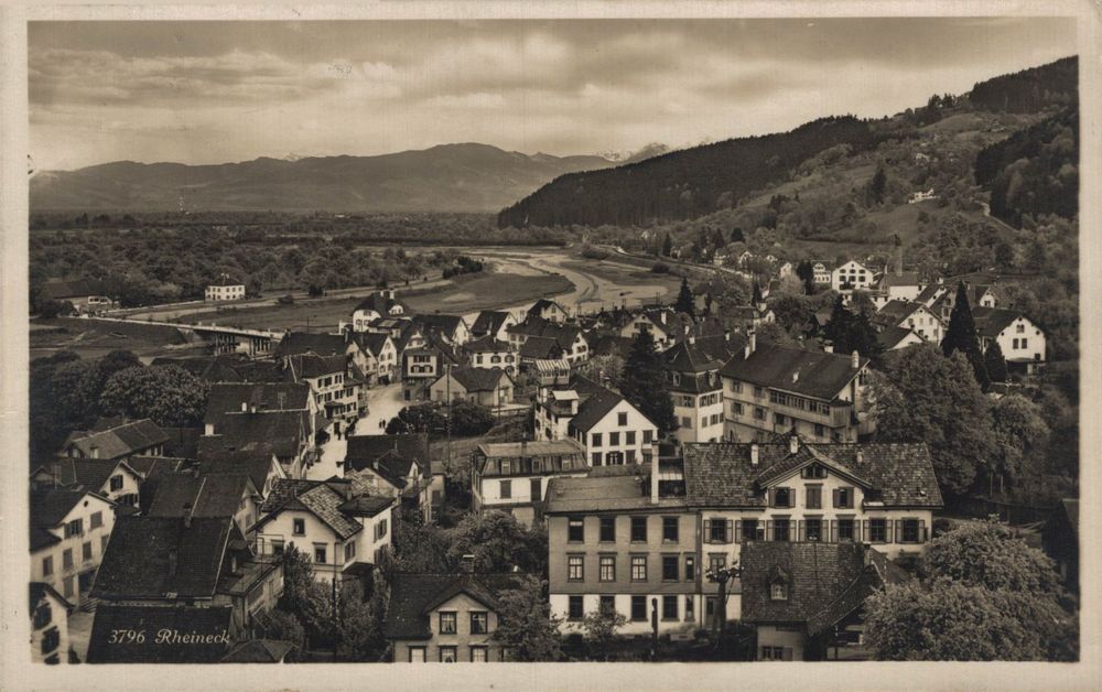 Rheineck Gesamtansicht mit Rhein | Kaufen auf Ricardo