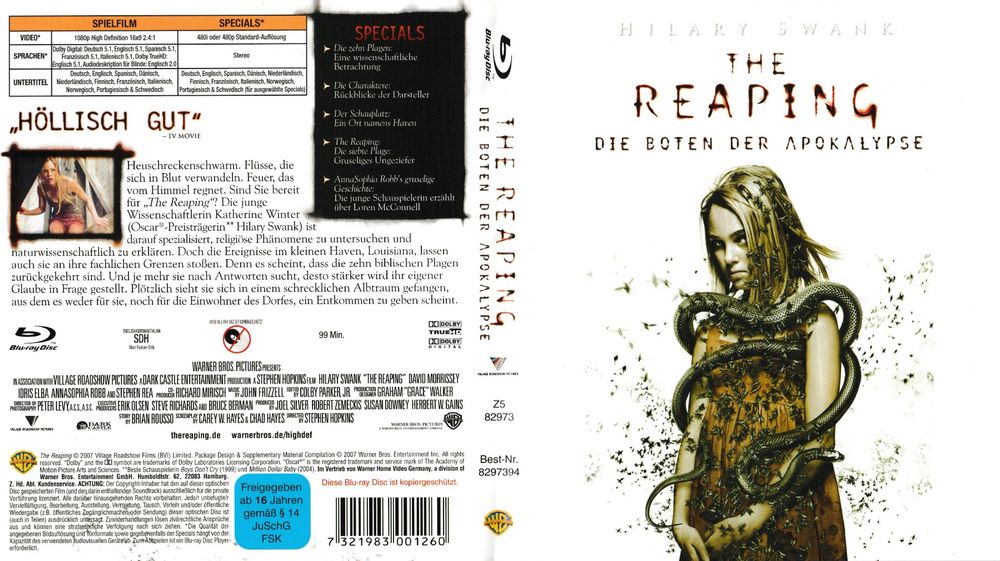 Blu-Ray - The Reaping (Gebraucht) in Langnau am Albis für CHF 3 – mit ...