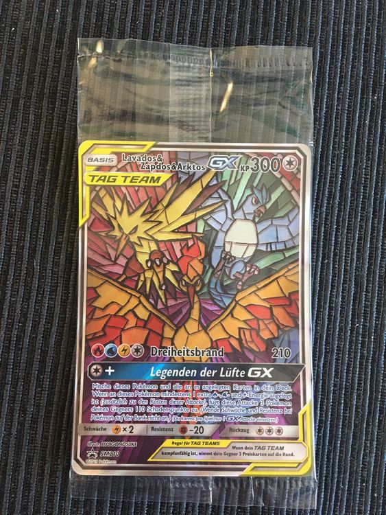 Pokemon Lavados & Zapdos & Arktos GX Promo Schicksal OVP (Neu und originalverpackt) in Wabern ...