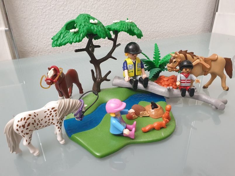 PLAYMOBIL Country 6947 - Pferde an Wasserstelle & Kleintiere (Neu ...