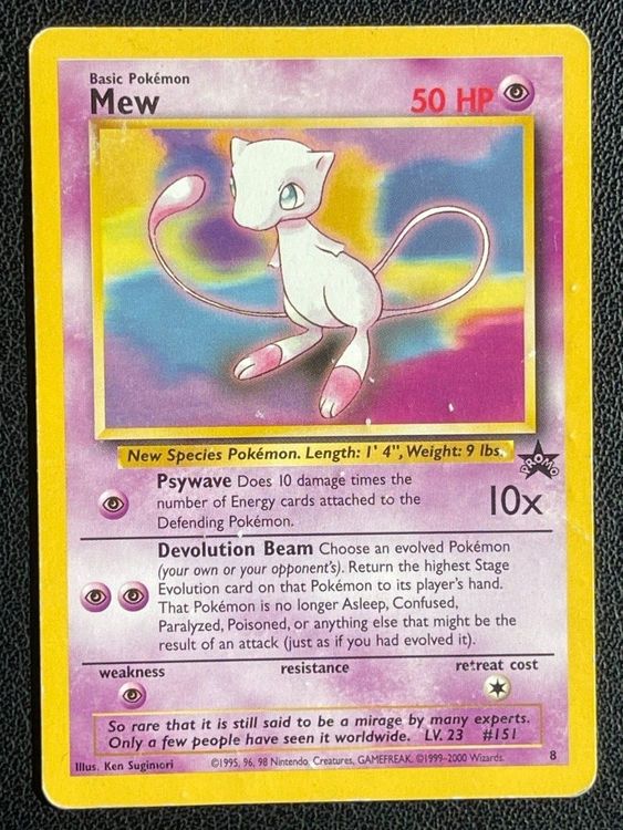 Mew WP8 Pokémon Black Star Promo | Kaufen auf Ricardo