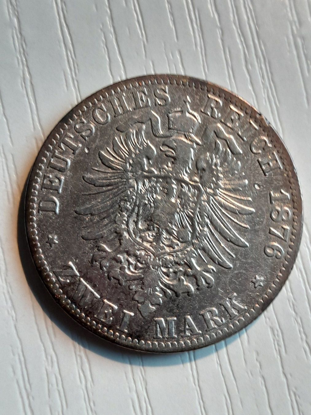 SILBER / 2 Mark / Hansestadt Hamburg / 1876 (Gebraucht) in Liestal für ...