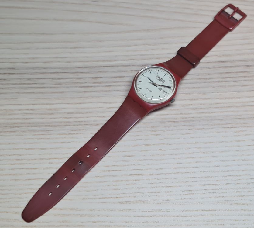 Swatch Gent 7-Loch Armband 1983 Erste Serie | Kaufen auf Ricardo