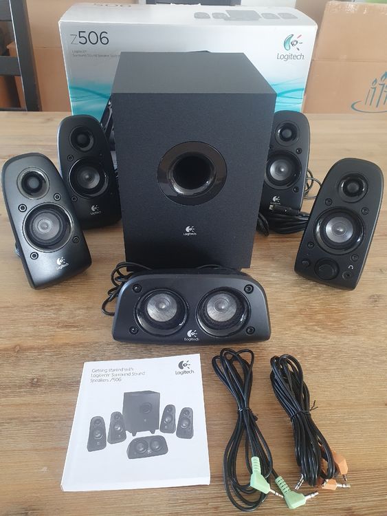 Logitech z506 5.1 Lautsprecher System inkl. Zubehör & OVP | Kaufen auf ...