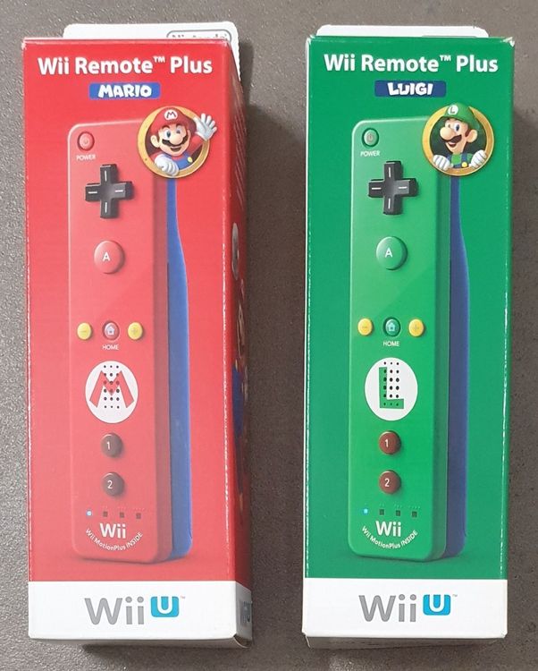 Wii Mario & Luigi Remote Plus Controller (Neu (gemäss Beschreibung)) in ...