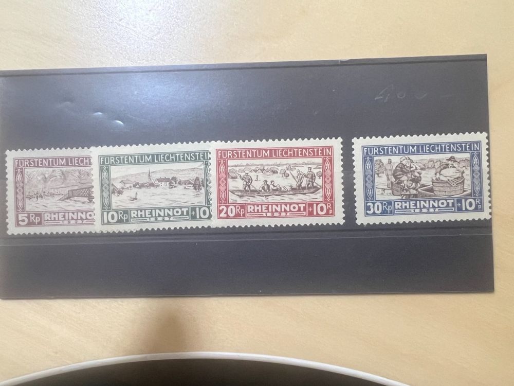 Liechtenstein 19287 Rheinnot Série neufs** (Neu und originalverpackt ...