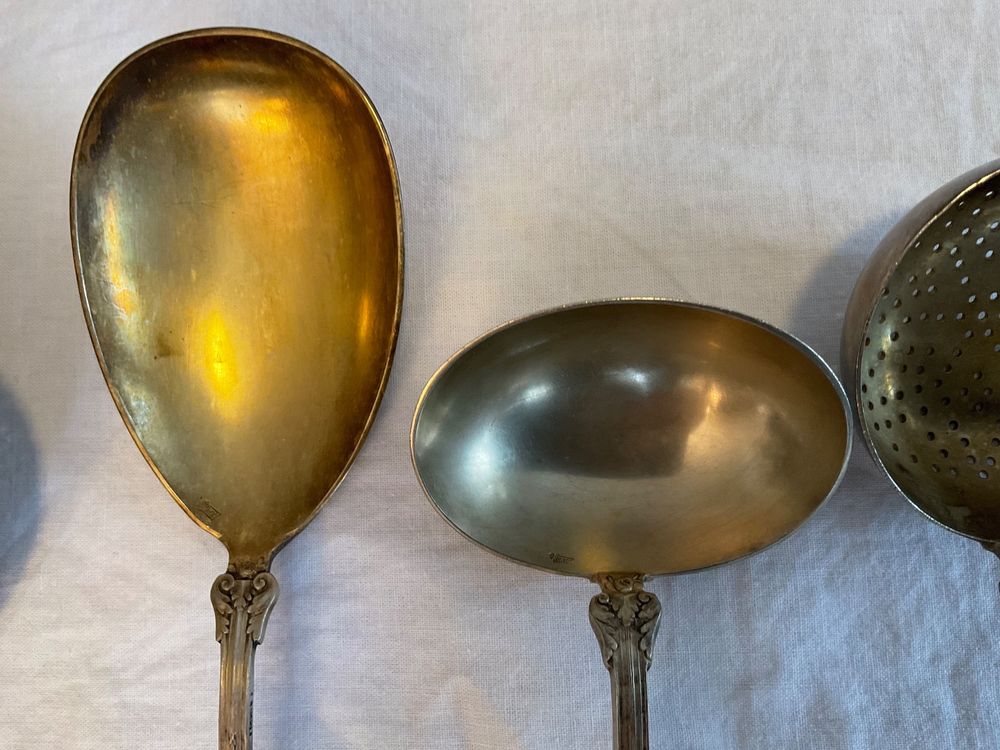 Reichhaltiges Silberbesteck, antik, Punze Jezler, 800 Silber (Gebraucht) in Bern für CHF 1100 ...