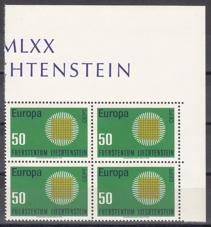 FL SBK 461 im 4er-Block postfrisch | Kaufen auf Ricardo