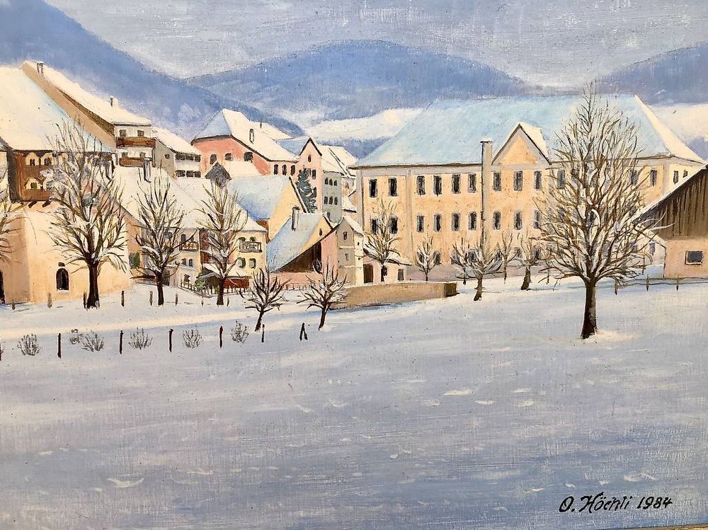 Klingnau Bild Gemälde handgemalt (Gebraucht) in Klingnau für CHF 80 – mit Lieferung auf Ricardo ...