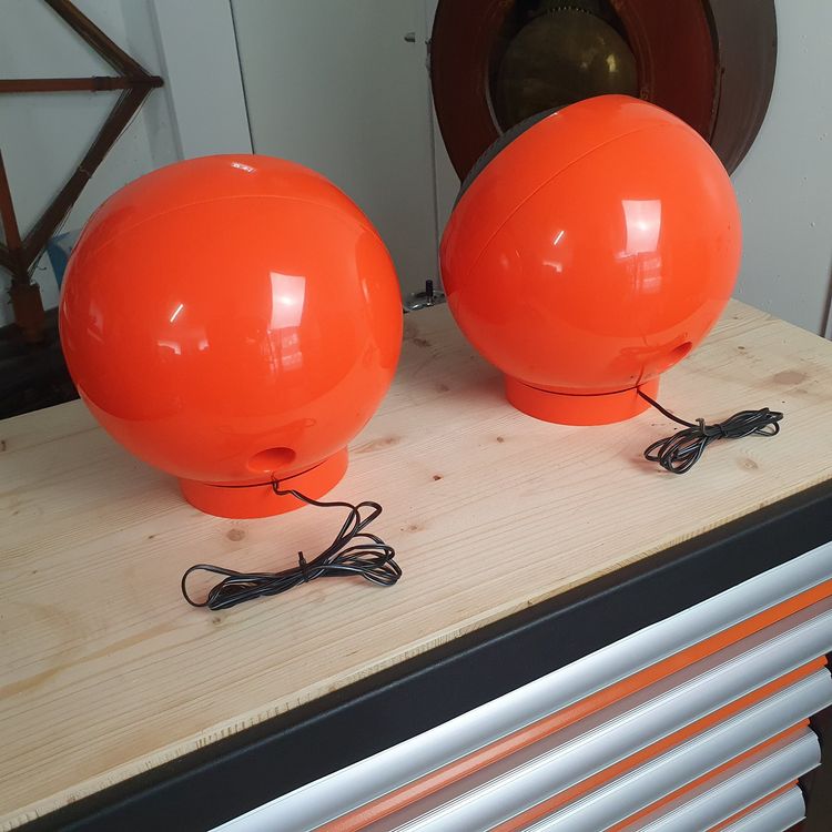 Weltron 2003 Space Ball Retro Lautsprecher Kugel Orange (Gebraucht) in ...