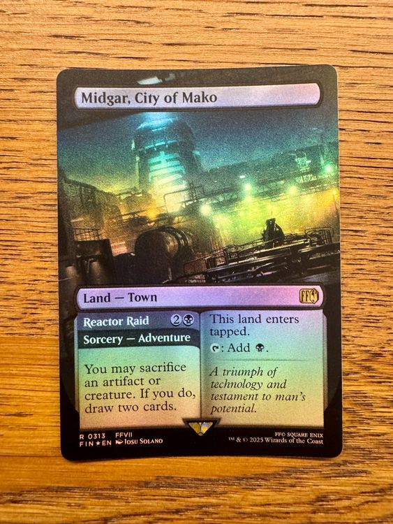 Borderless Foil Midgar, City of Mako FINAL FANTASY NM (Neu (gemäss Beschreibung)) in Rechthalten ...