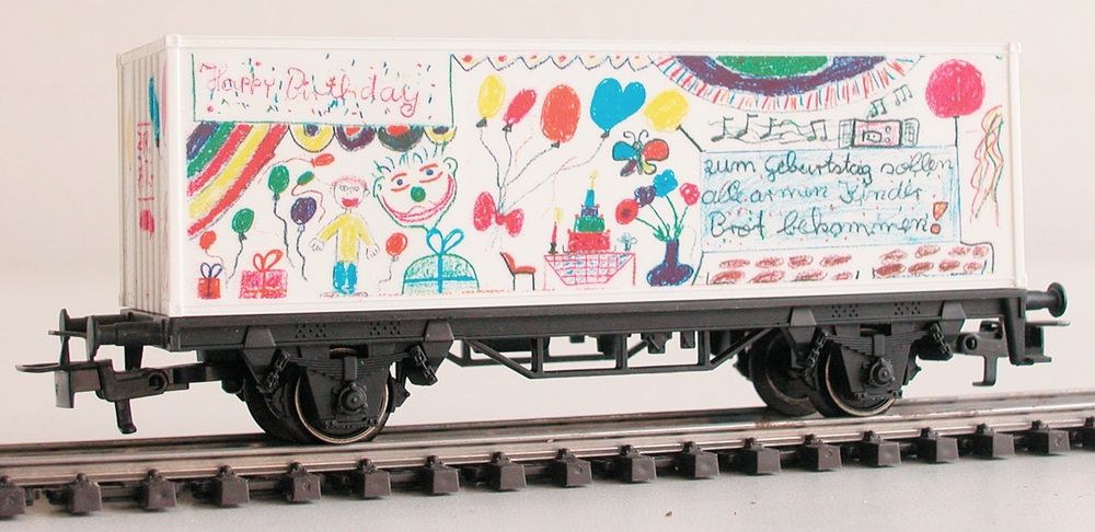 Märklin Containerwagen UNICEF 4426 Spur H0 TOP | Kaufen auf Ricardo