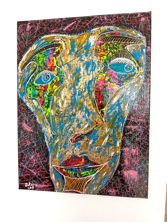 Gemälde, Acryl auf Leinwand, Unikat, signiert (Gebraucht) in Pratteln für CHF 56 – nur Abholung ...