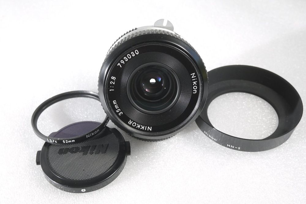Nikon Nikkor 35mm f2.8 Non-Ai HN-2 / L37c Filter - NON-Ai - (Gebraucht ...