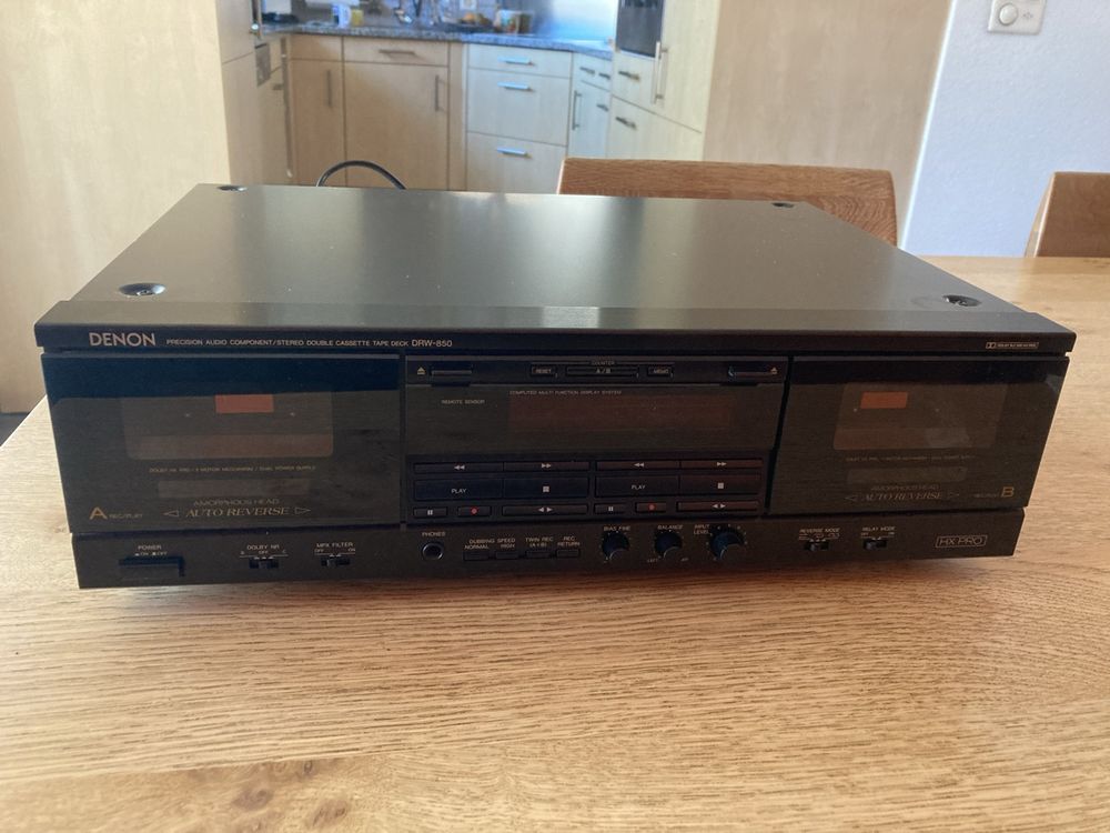 Denon DRW-850 - Doppeltapedeck - Doppelkassettendeck | Kaufen auf Ricardo