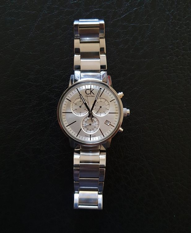 Montre calvin klein homme swiss made K76271 avec couro 46 mm (Gebraucht ...