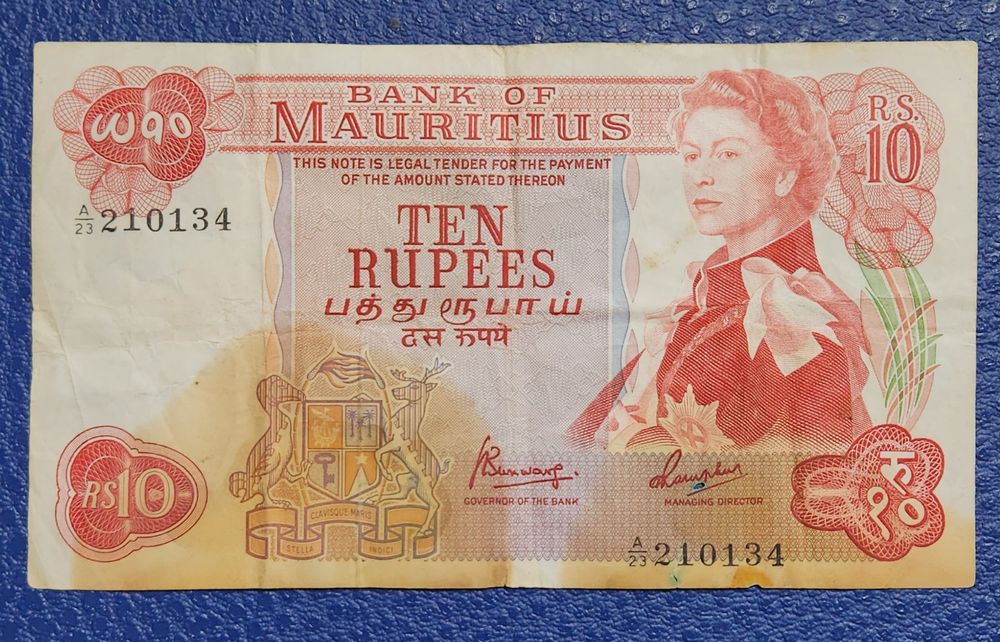 Mauritius-10 Rupees VG (Gebraucht) in Hittnau für CHF 5 – mit Lieferung ...