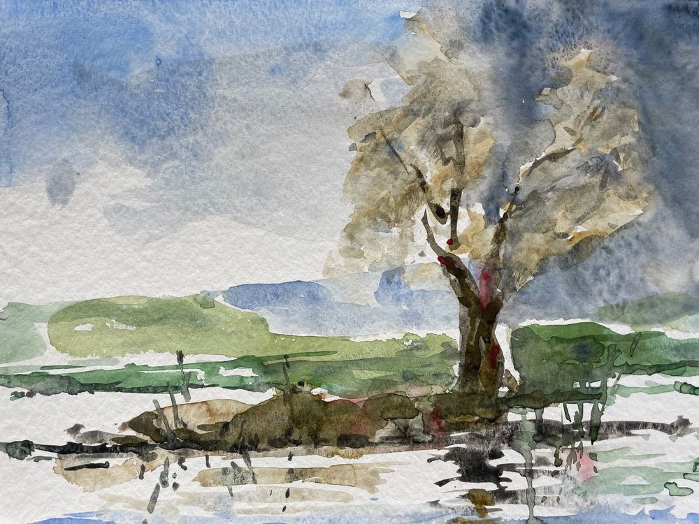 Aquarell von Leo Kalmus (1904-1986)Aus der Künstler Nachlass | Kaufen ...