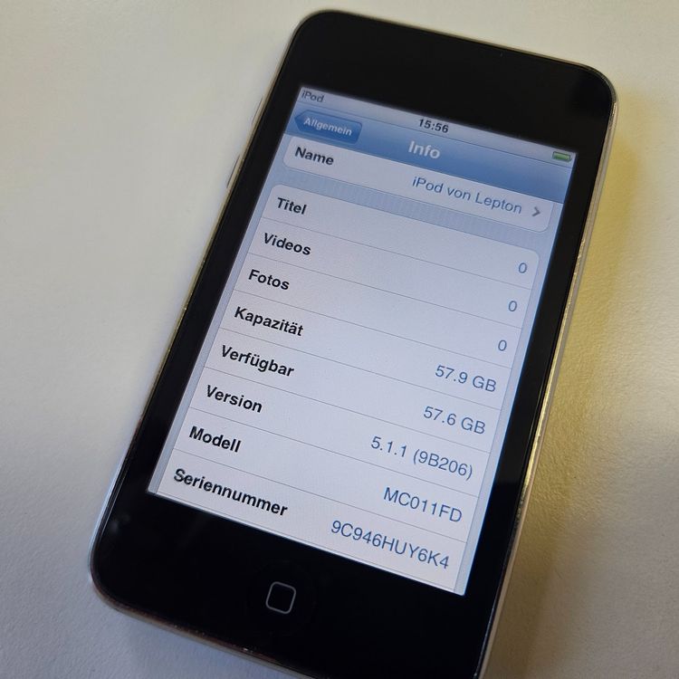 Ipod Touch 3rd Gen. 64GB | Kaufen auf Ricardo