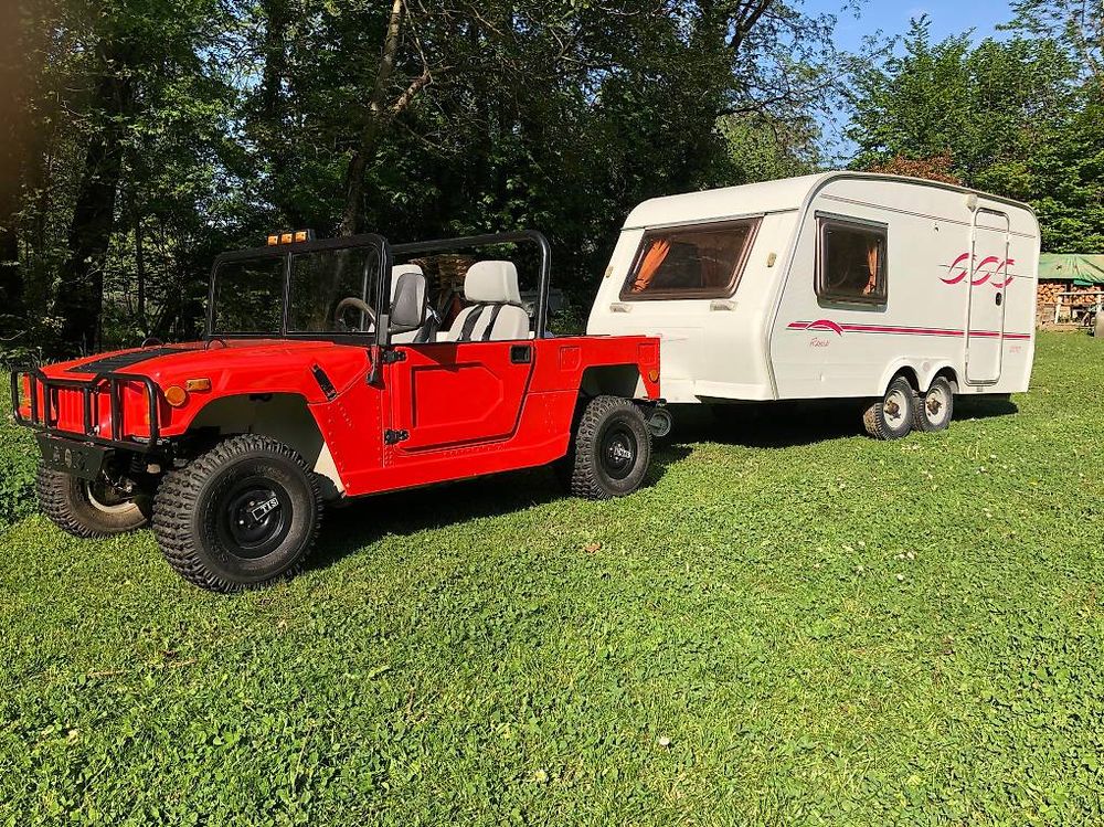 Mini Hummer avec sa caravane | Kaufen auf Ricardo