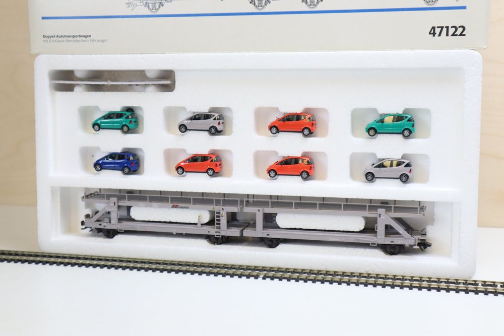 Märklin Doppel-Autotransportwagen Set 47122 - Neupreis 150.- | Kaufen ...