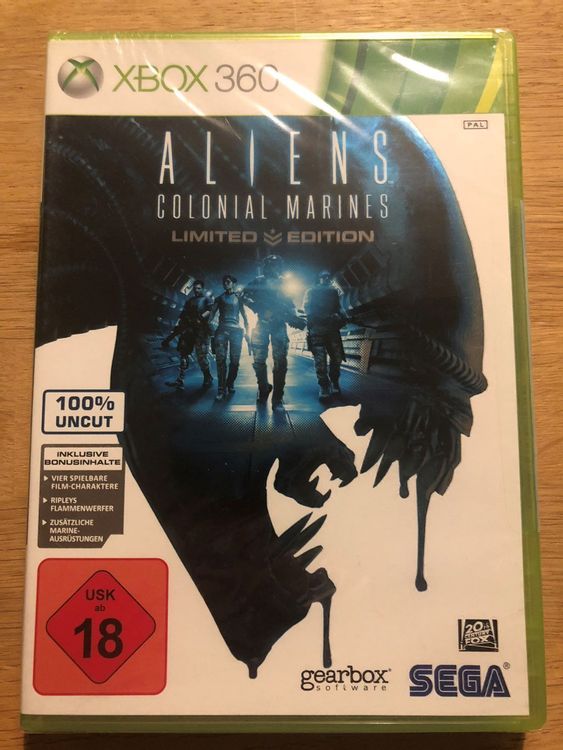 Alien Colonial Marines für Xbox 360 (Neu und originalverpackt) in ...