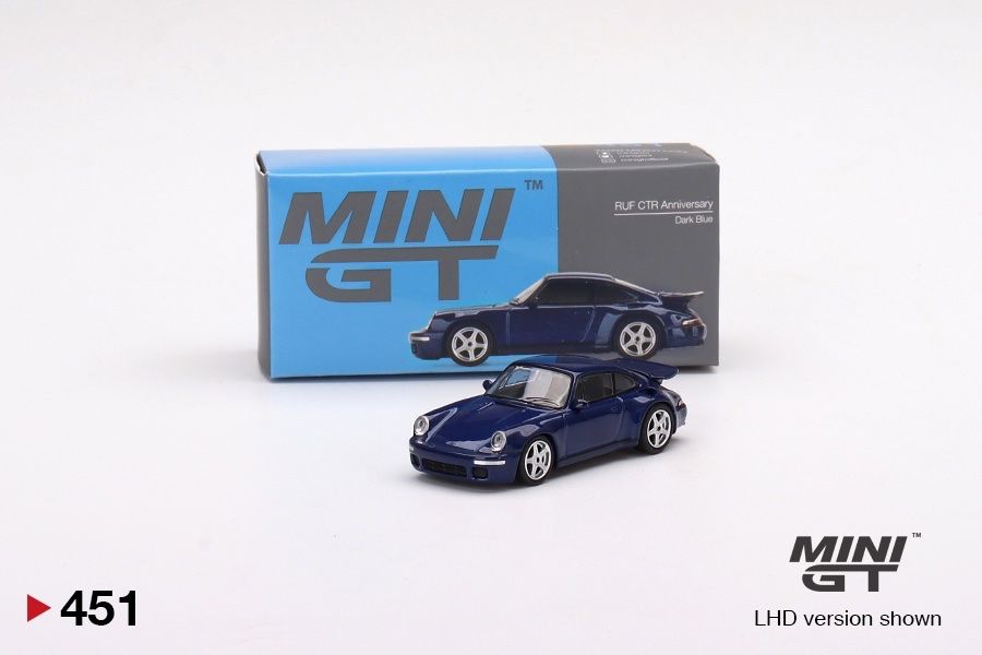 Porsche RUF CTR Anniversary Dark Blue 1/64 Mini GT | Kaufen auf Ricardo