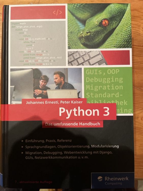 Python 3 Buch (Gebraucht) in Mettmenstetten für CHF 1 – mit Lieferung auf Ricardo kaufen
