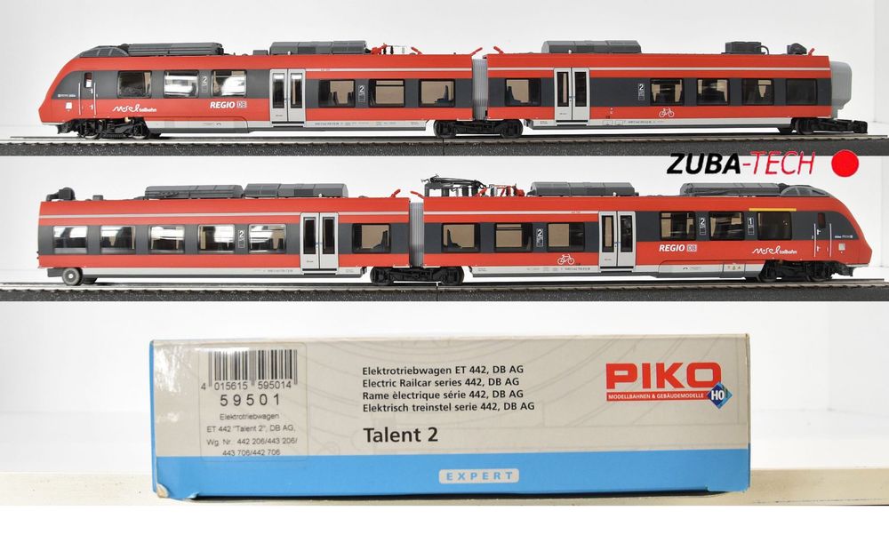 Piko 59501 E-Triebwagen Talent Et 442 DB Regio Analog OVP (Gebraucht ...