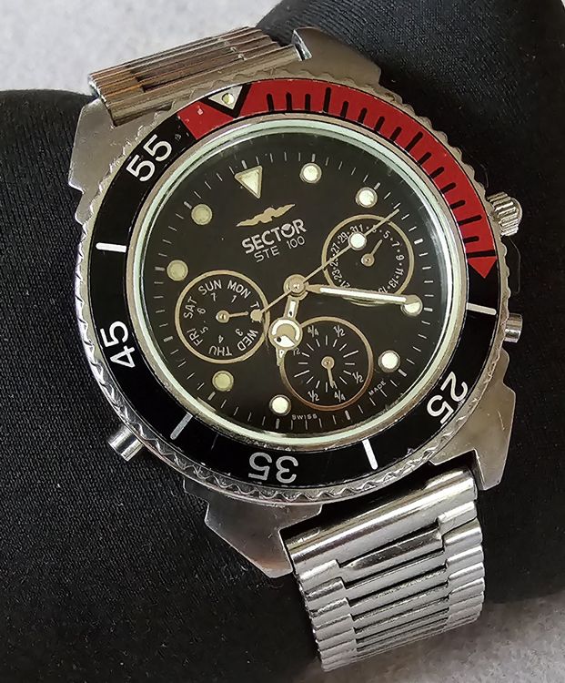 SECTOR Chronograph Swiss Made Elegante Herrenuhr 41 mm (Gebraucht) in ...