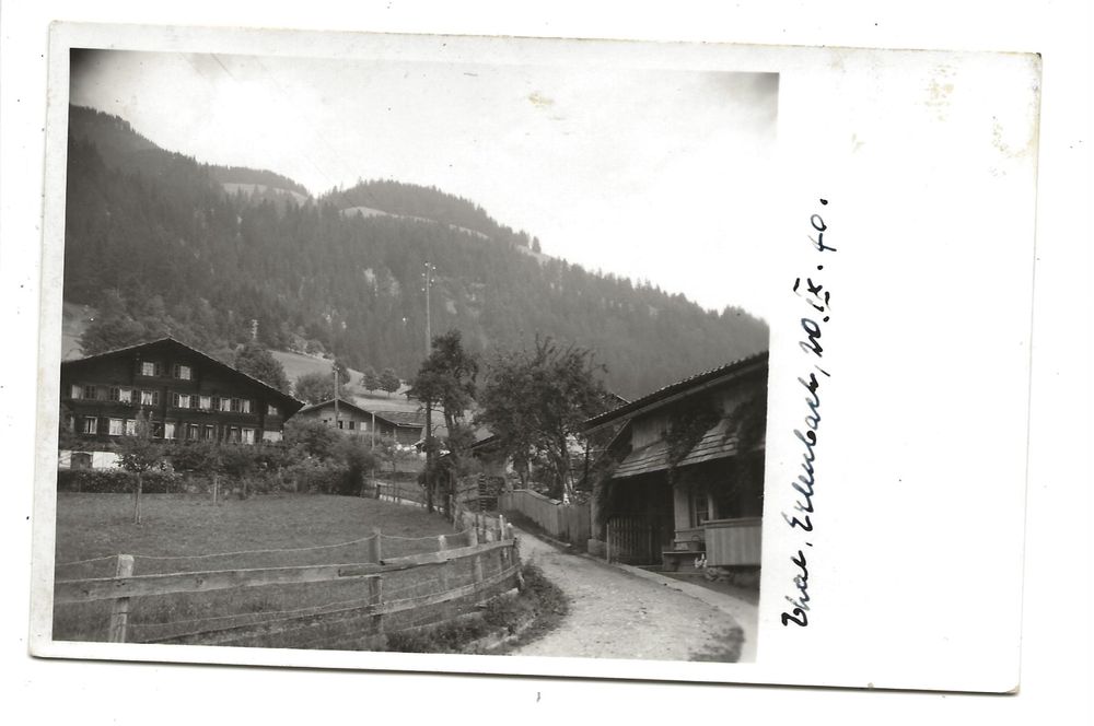 Thal - Erlenbach im Simmental (BE) Dorfpartie - 1940 | Kaufen auf Ricardo