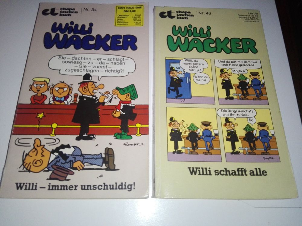 Willi Wacker (Nr.34 Immer unschuldig + Nr.46 ..schafft alle) (Gebraucht ...