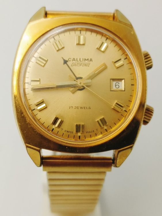 Callima Alarm Datofonic • Mechanische Herren Armbanduhr (Gebraucht) in ...