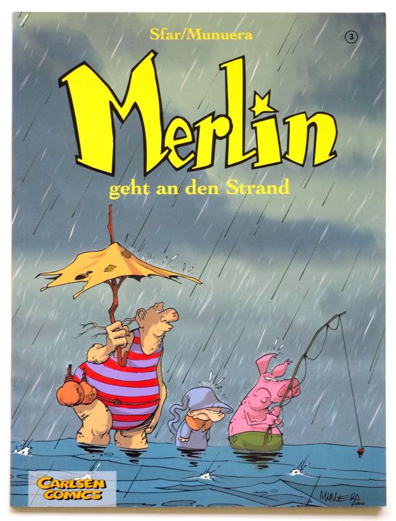 RAR MERLIN 3 geht an den Strand Comic-Sammlung Sfar Munuera (Gebraucht ...