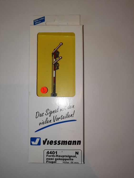 Formsignal Viessmann 4401 Spur N, 2 gekoppelte Flügel, neu! (Neu und ...