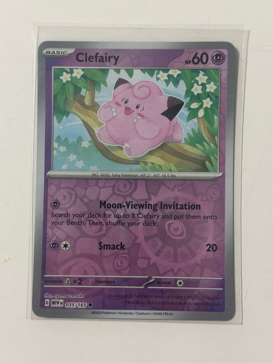 Pokemon 151 - EN - Clefairy 035/165 Reverse Holo (Neu (gemäss ...