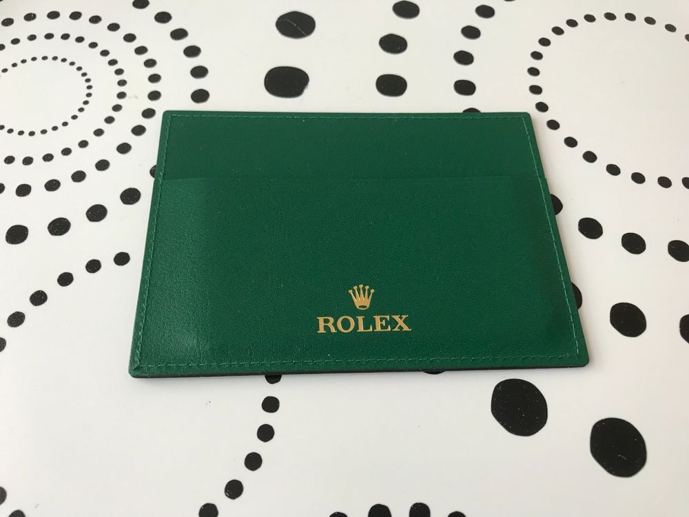 ROLEX ORIGINAL - PORTE-CARTES CASE CARD - NEW EDITION !!! (Neu (gemäss ...
