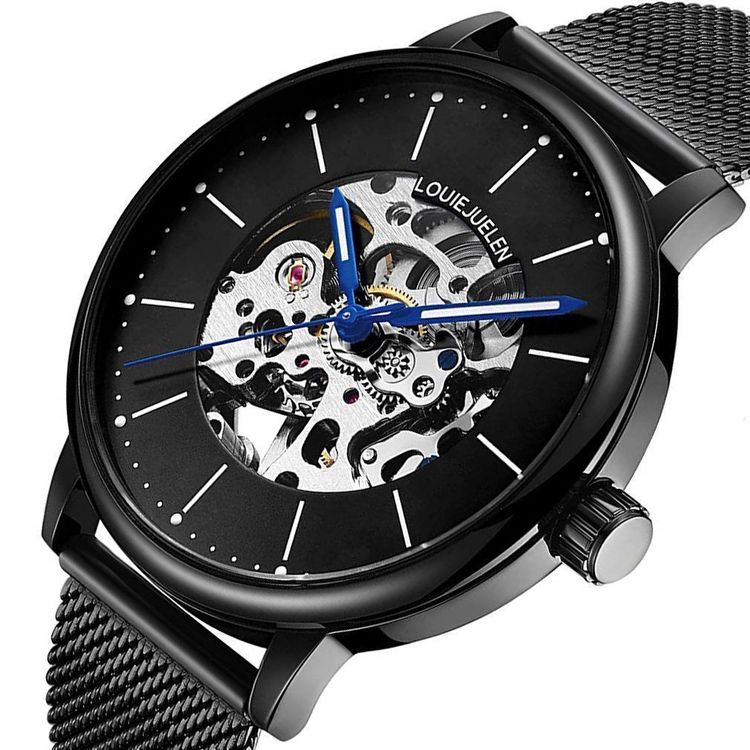 Edle Skelett Automatik Uhr Armbanduhr Herrenuhr Automatikuhr | Kaufen ...