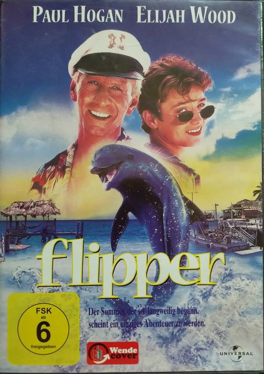 Flipper (der Film) mit Paul Hogan und Elijah Wood (DVD) (Gebraucht) in ...