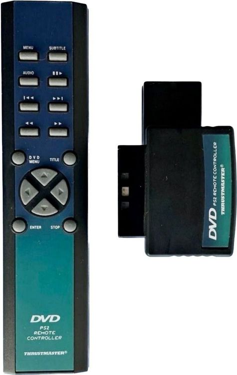 PS2 LOGITECH🇨🇭Cordless +DVD Remote Controller THRUSTMASTER (Gebraucht ...