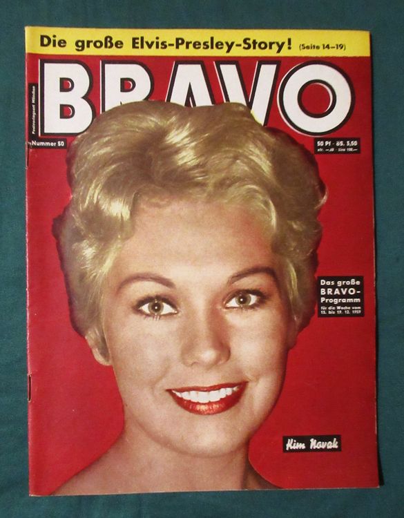 BRAVO Jugendzeitschrift Nr. 50, Dez.1959 (Gebraucht) in hedingen für ...