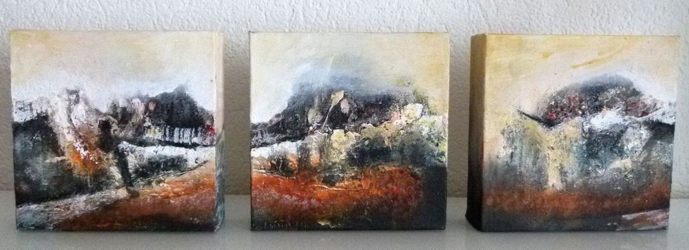 Triologie von 3 Bildern / Bilder / Künstlerin Alice Pfister | Kaufen ...